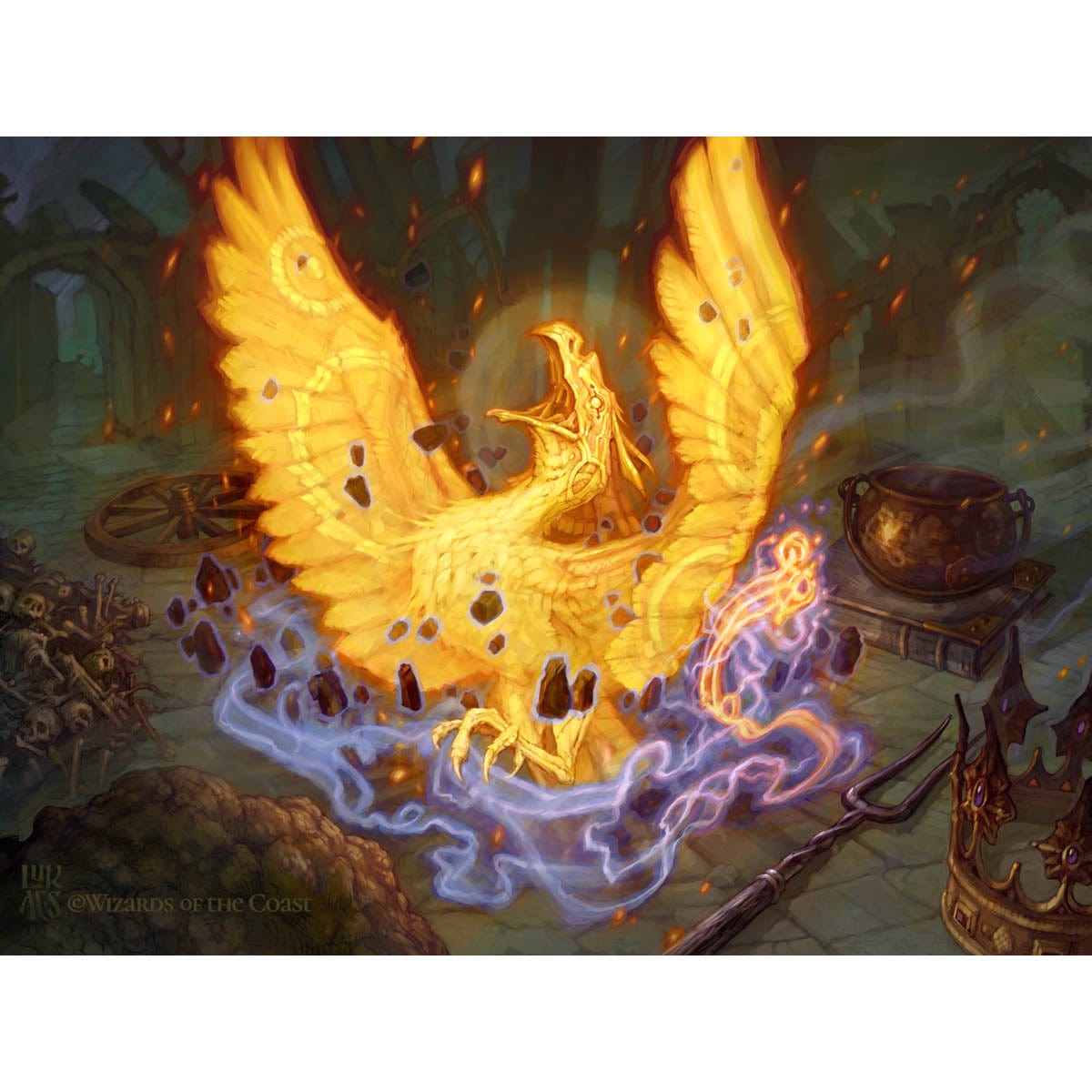 The Cinematic Phoenix Print - Original Magic Art