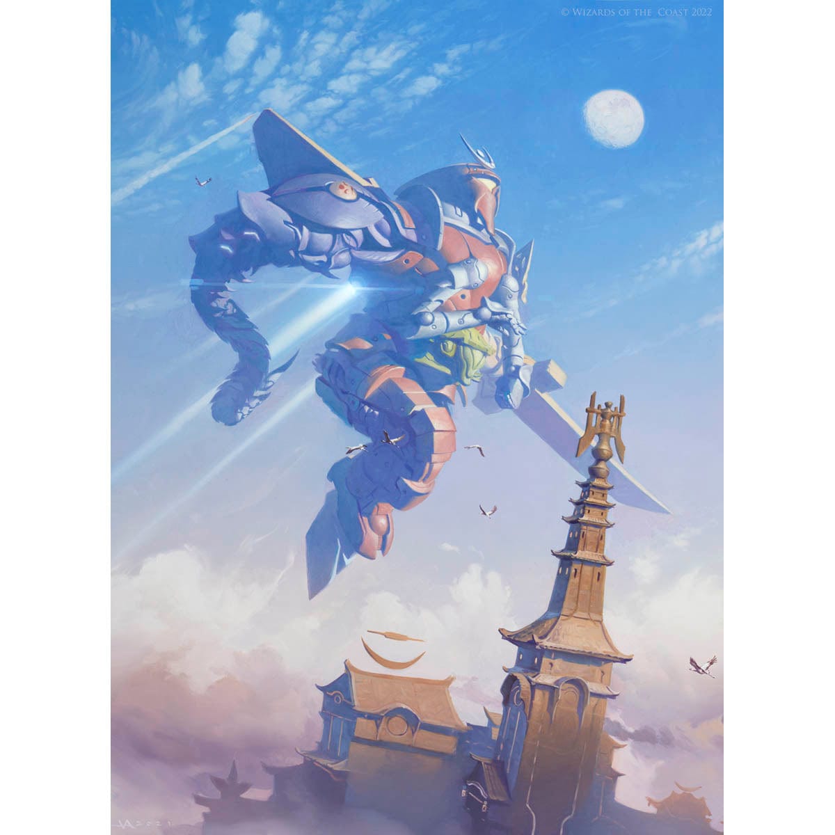 Mechtitan Token Print - Original Magic Art