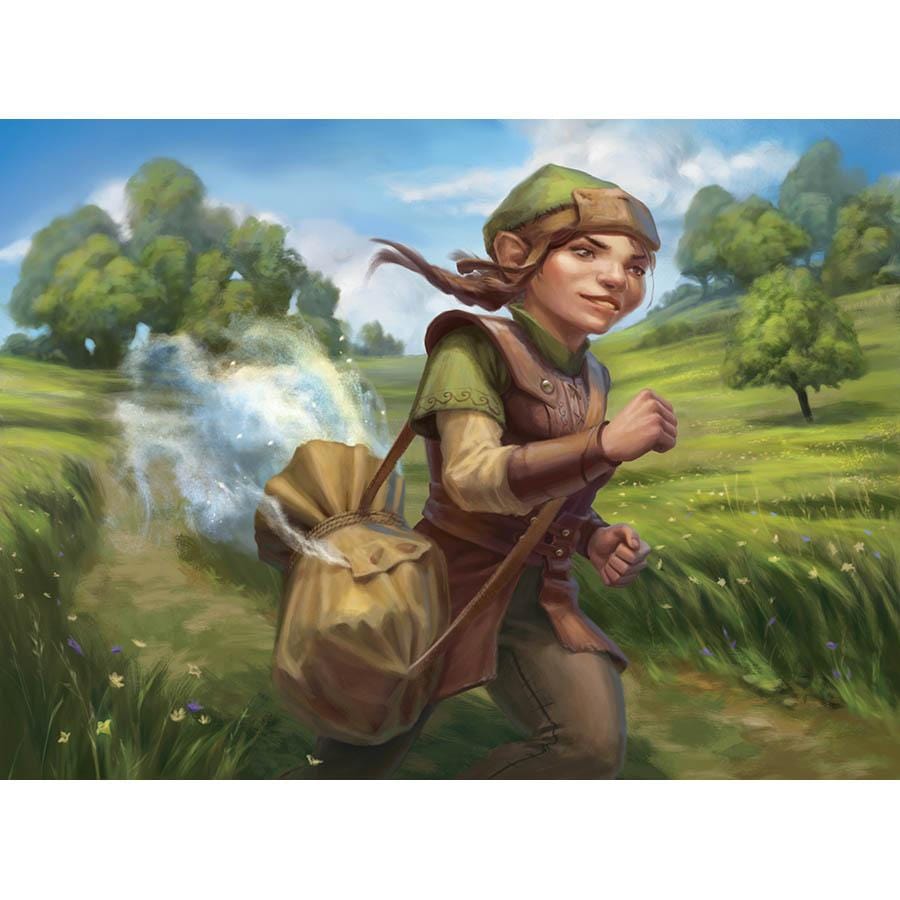 Commander Legends Tagged "Kithkin Soldier" - Original Magic Art