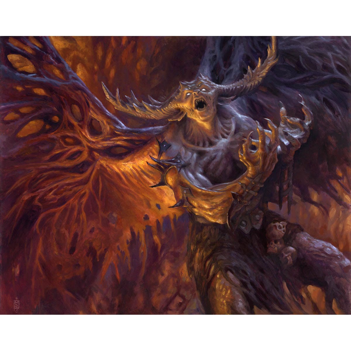 Magic The Gathering Demon Art