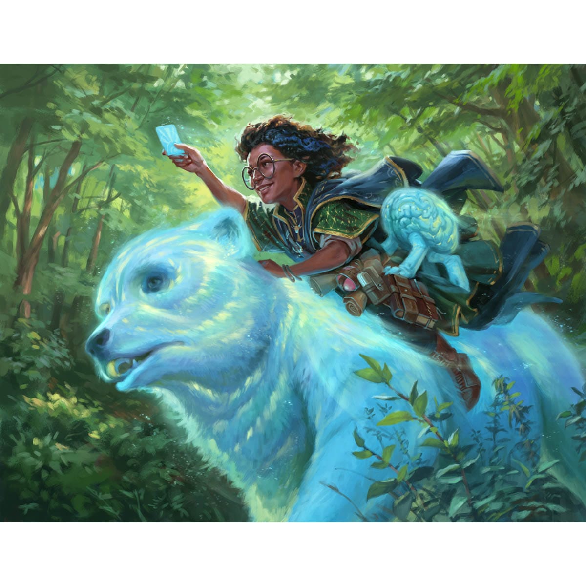 Minn, Wily Illusionist Print - Original Magic Art