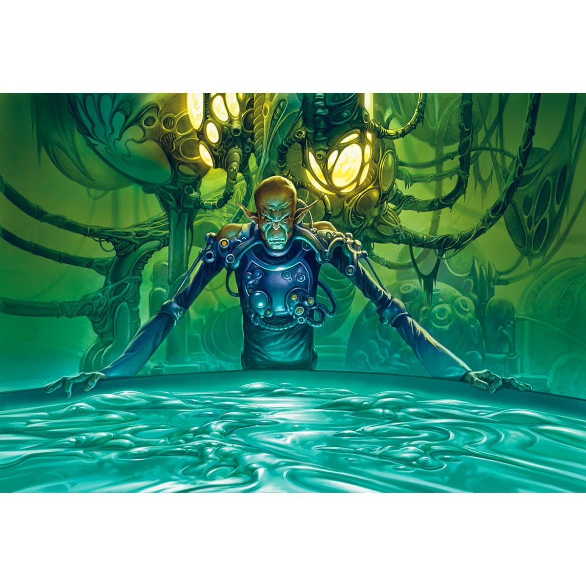 Momir Vig, Simic Visionary Print - Original Magic Art