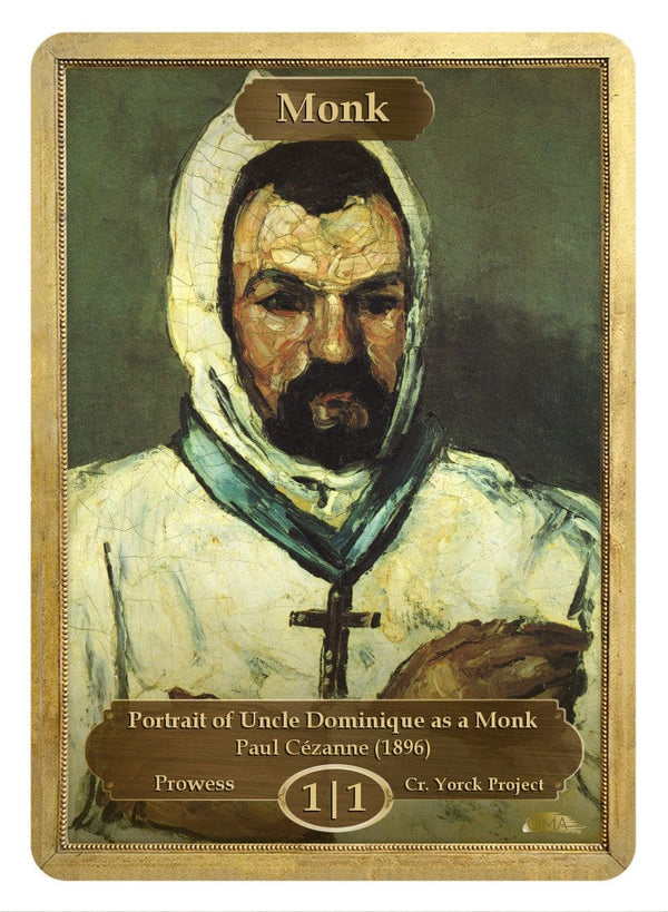 Monk Token (1/1) by Paul Cézanne - Original Magic Art