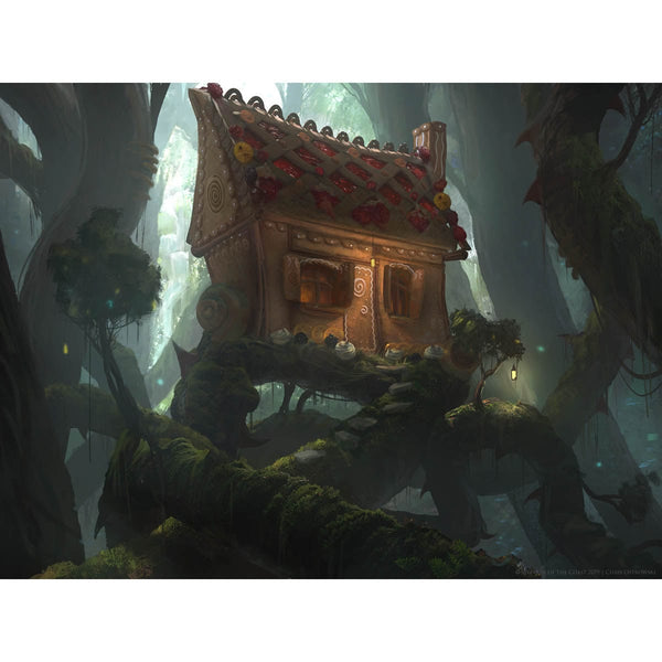 Gingerbread Cabin Print - Original Magic Art