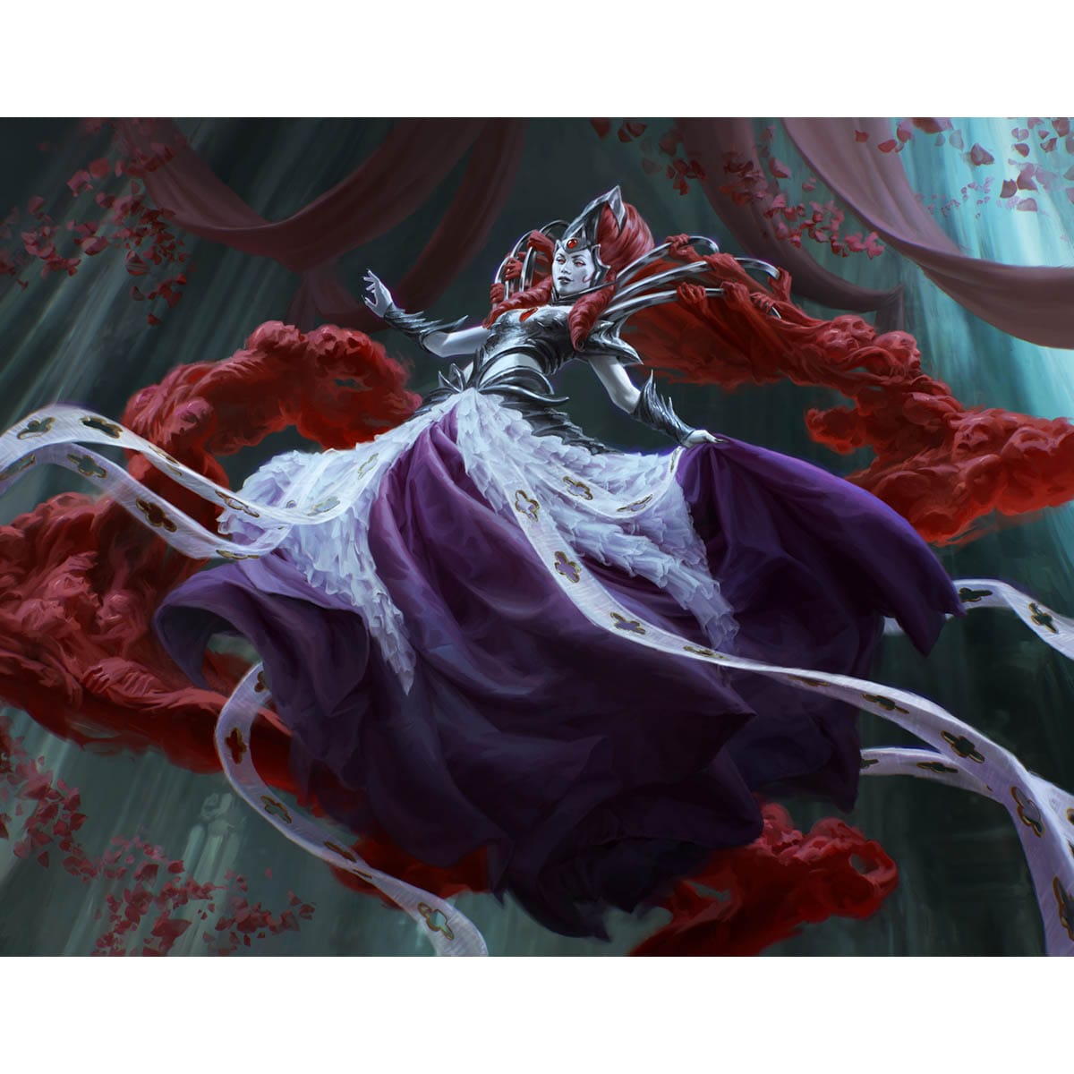 Olivia, Crimson Bride Print - Original Magic Art