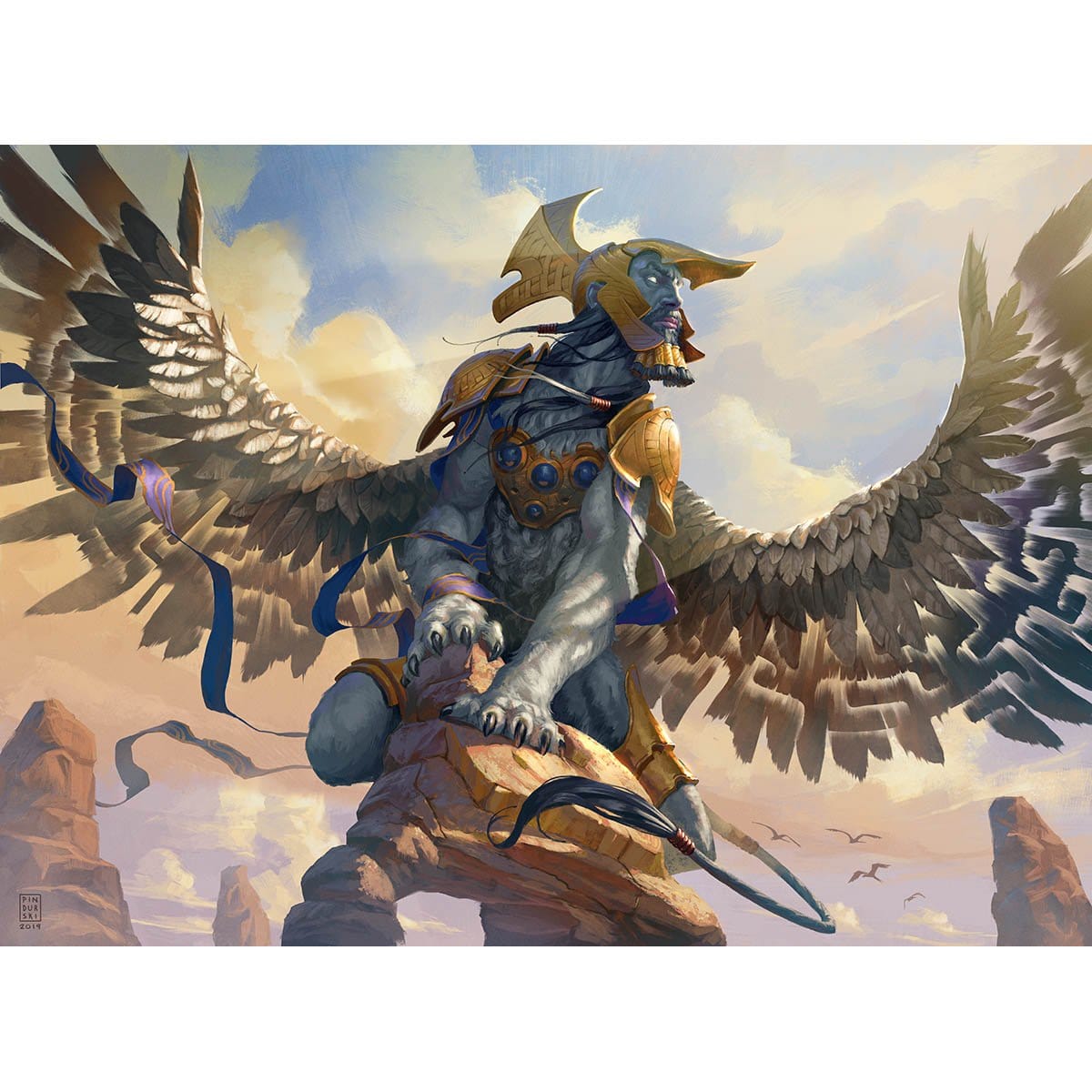 Sphinx Mindbreaker Print - Original Magic Art