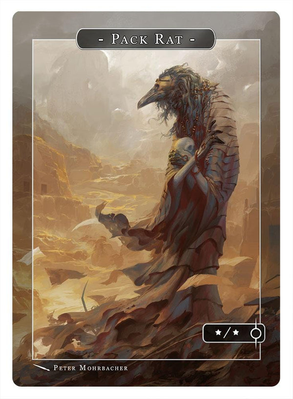 Pack Rat Token (*/*) by Peter Mohrbacher - Original Magic Art