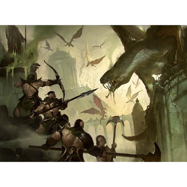 Palace Siege Print - Original Magic Art