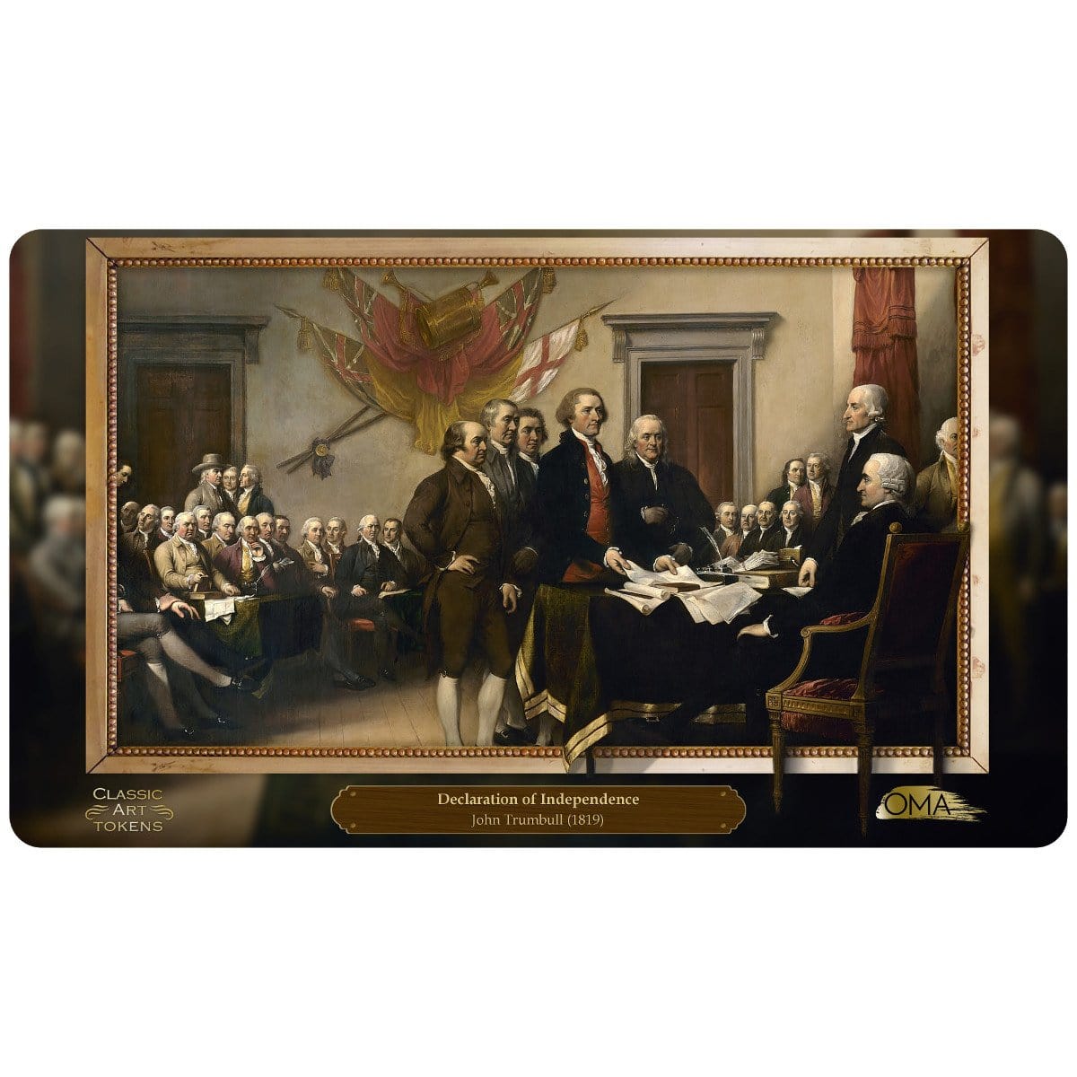 Freedom Playmat by John Trumbull - Original Magic Art