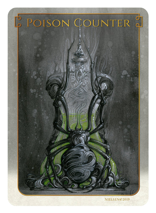 Poison Counter by Tokens of Spirit - Original Magic Art