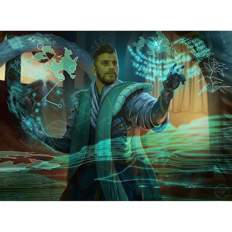 Quandrix Apprentice Print - Original Magic Art