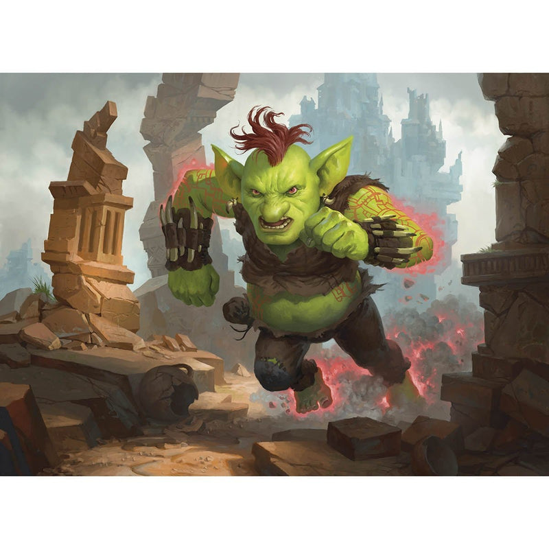 Raging Goblin Print - Original Magic Art