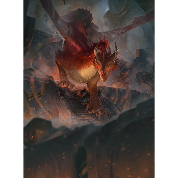 Red Dragon Print - Original Magic Art