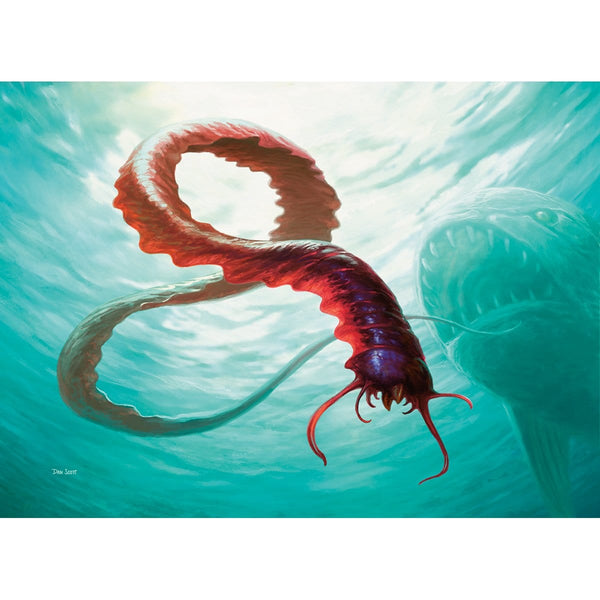 Commander 2014 Tagged "Worm" - Original Magic Art