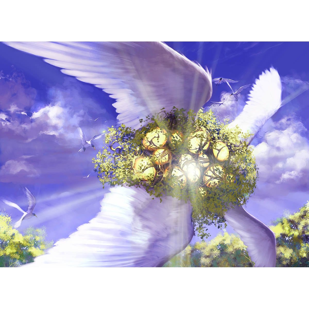 Reveillark Print - Original Magic Art