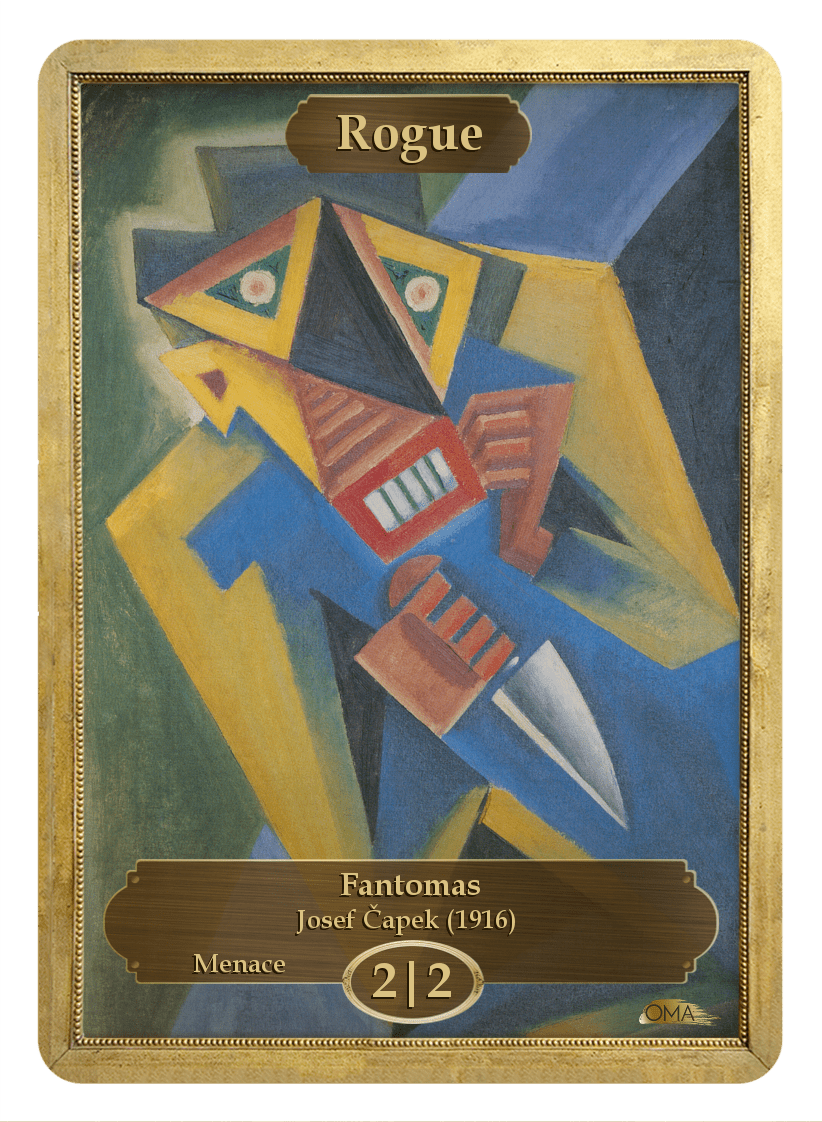 Rogue Token (2/2 - Menace) by Josef Čapek - Original Magic Art