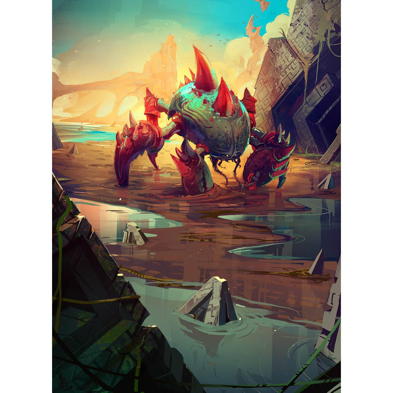 Ruin Crab Print - Original Magic Art