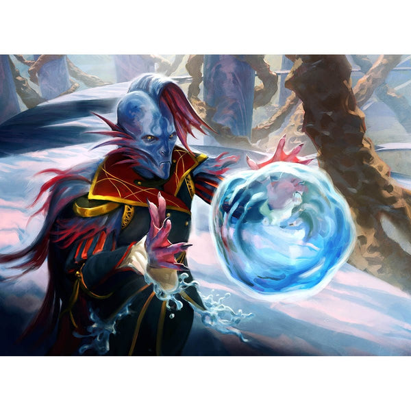 Strixhaven: School of Mages Tagged "Merfolk Wizard" - Original Magic Art