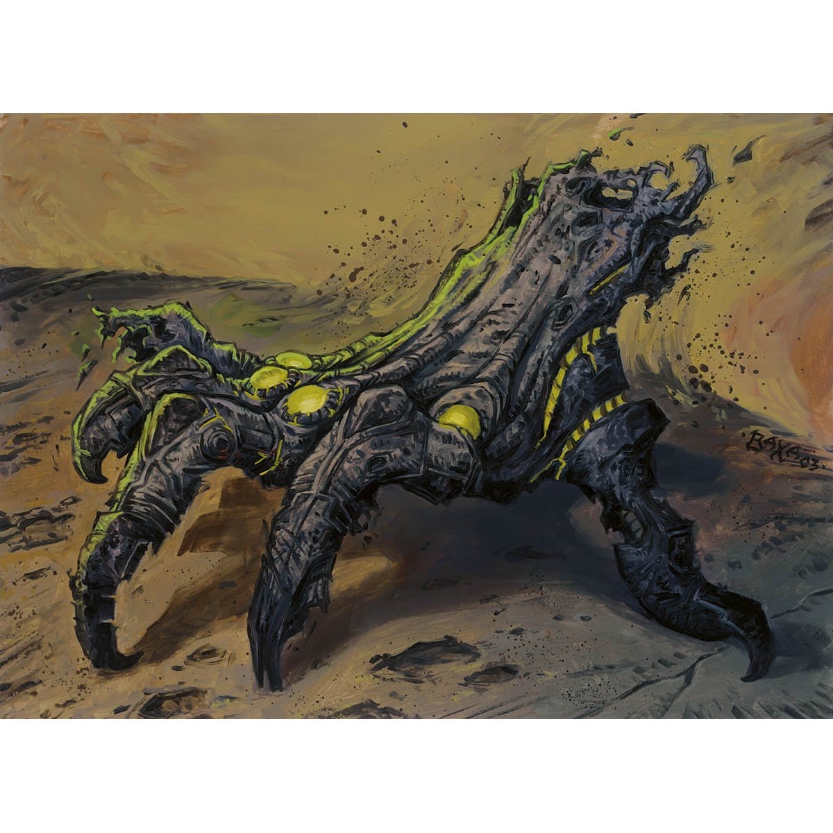 Scrabbling Claws Print - Original Magic Art