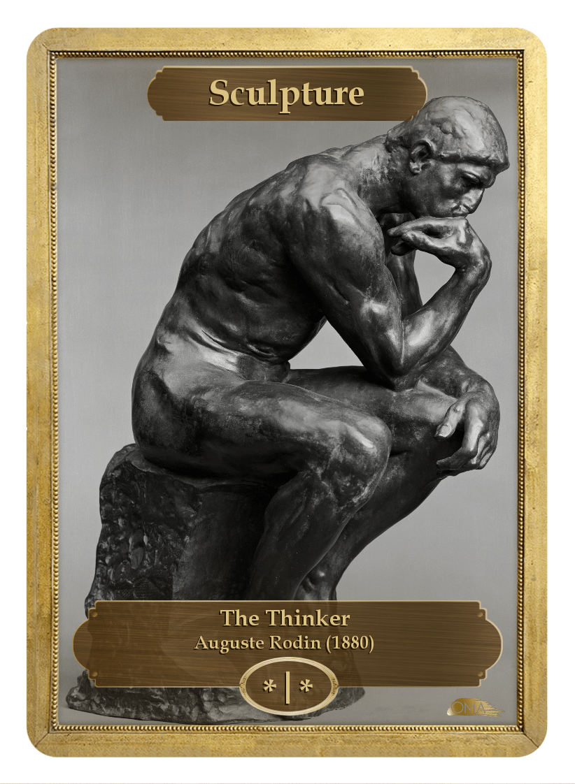 Thinking Man Statue Png