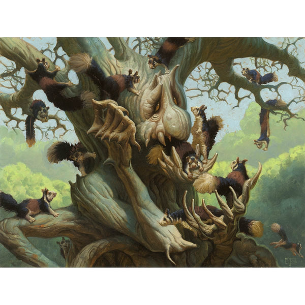 Scurry Oak Print - Original Magic Art