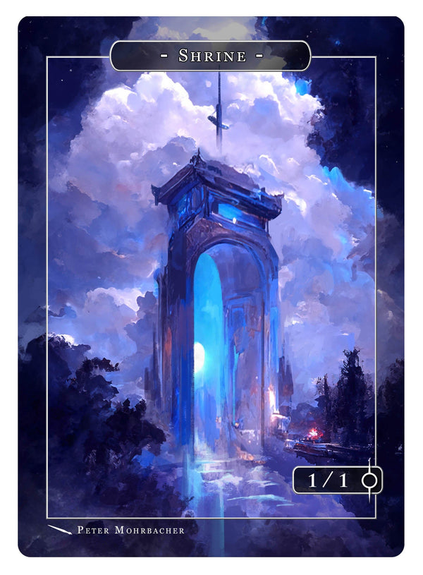 Shrine Token (1/1) by Peter Mohrbacher - Original Magic Art