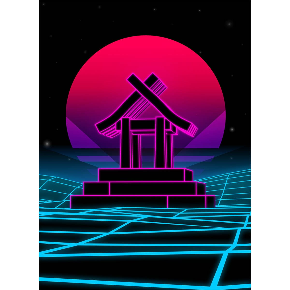 Shrine Token Print - Original Magic Art