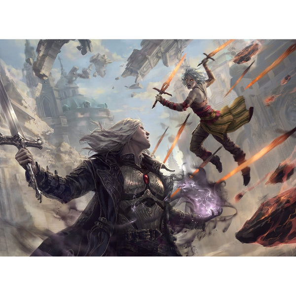 Single Combat Print - Original Magic Art
