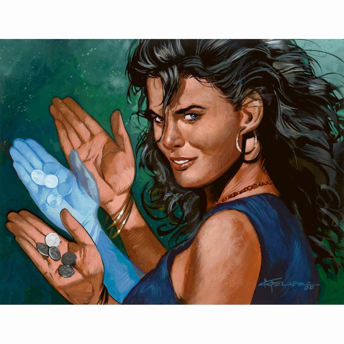 Sleight of Hand Print - Original Magic Art