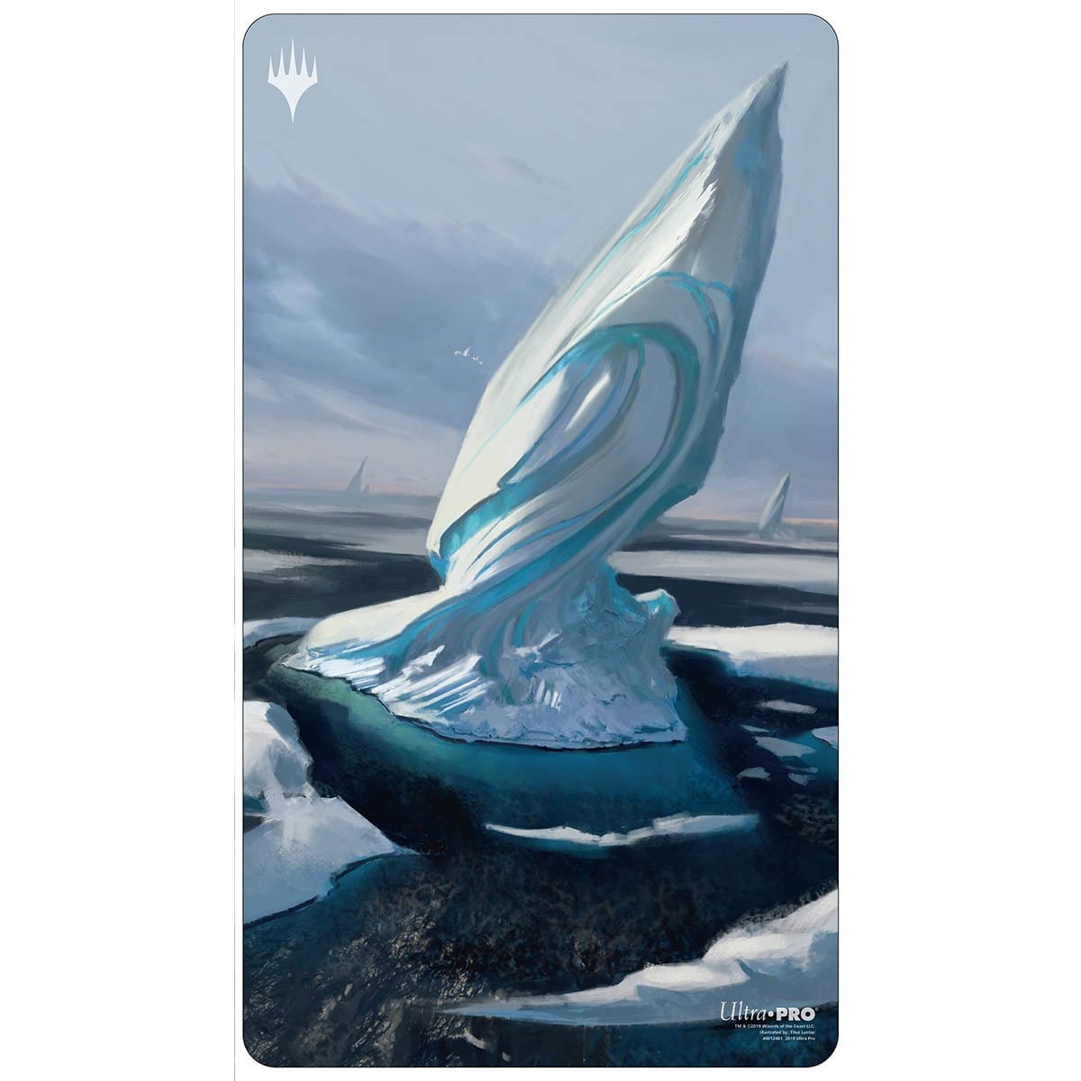 Snow-Covered Island Playmat - Original Magic Art