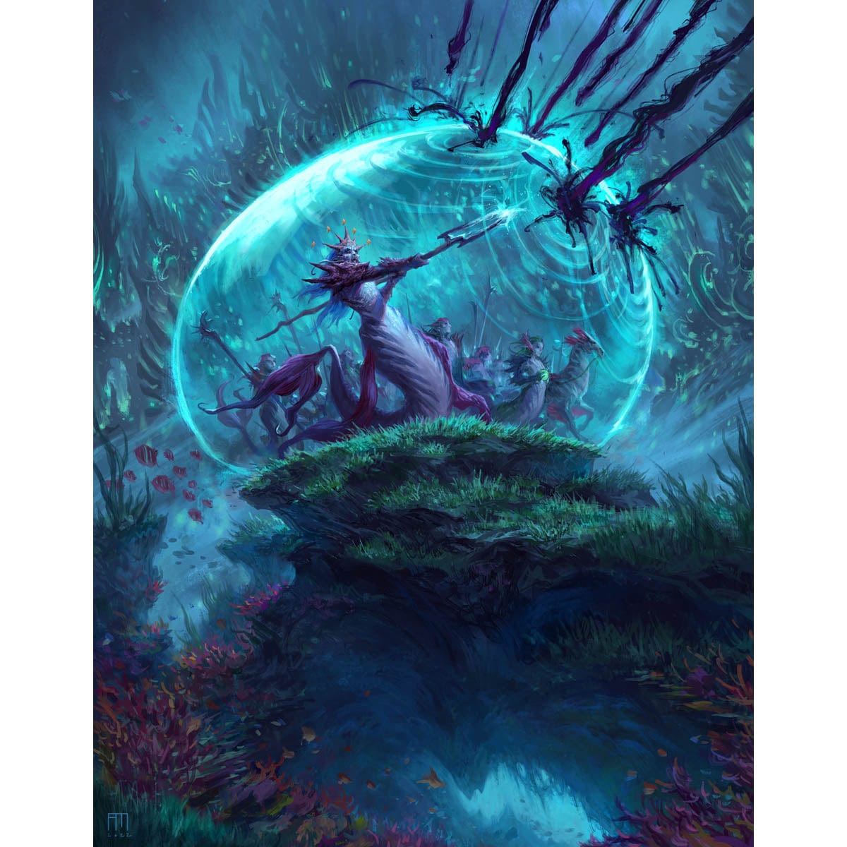 Spell Pierce Print - Original Magic Art