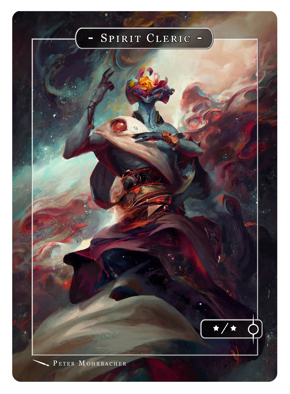Peter Mohrbacher Tagged "Spirit Cleric" - Original Magic Art