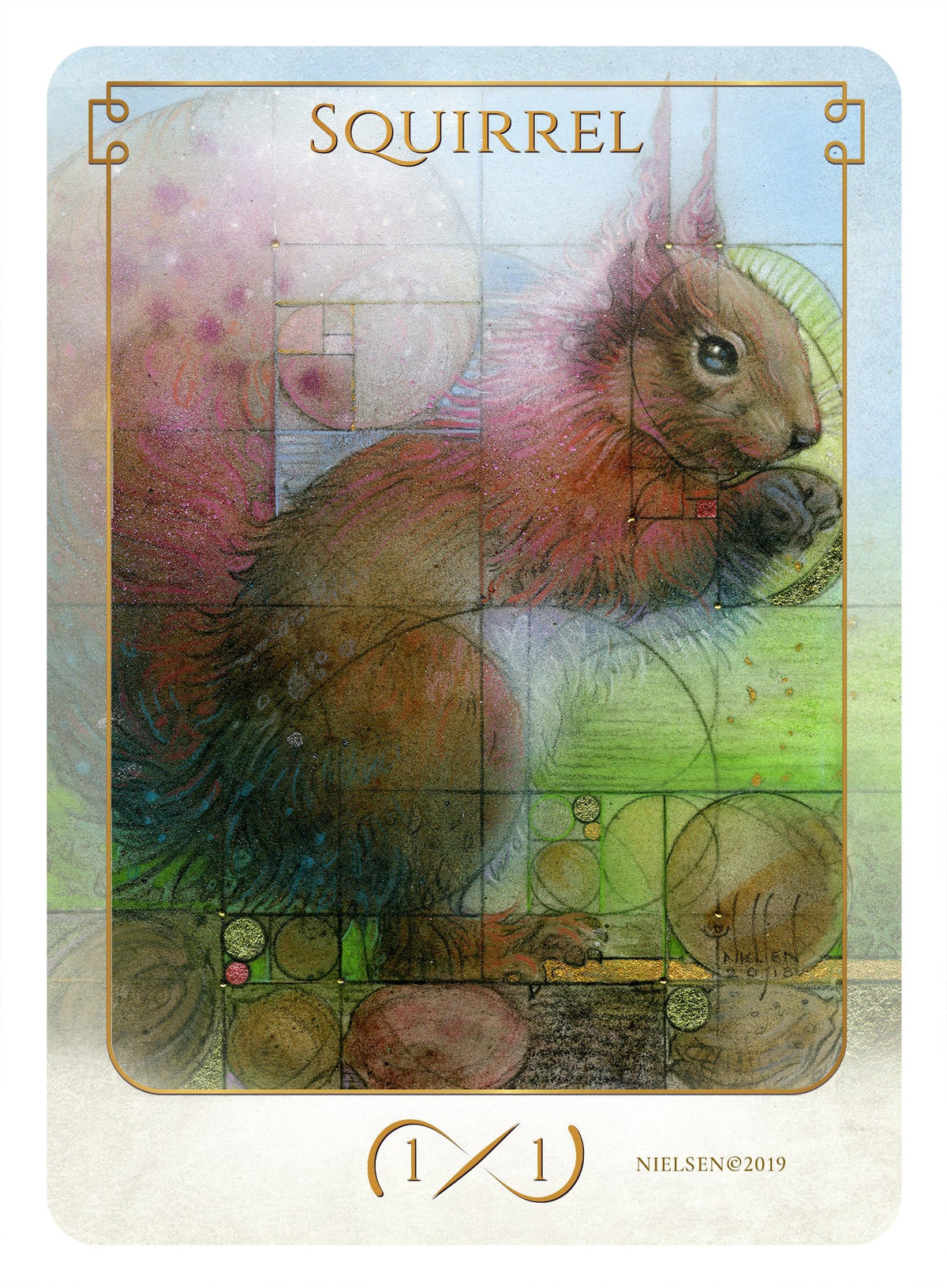 Squirrel Token (1/1) by Tokens of Spirit - Original Magic Art