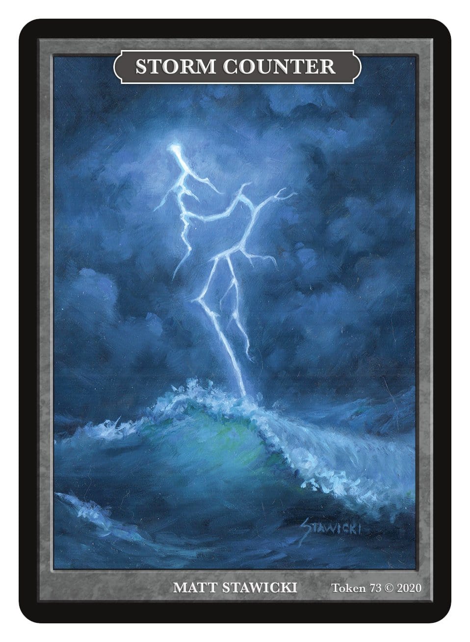 Magic Artist Tokens Tagged "Storm" - Original Magic Art
