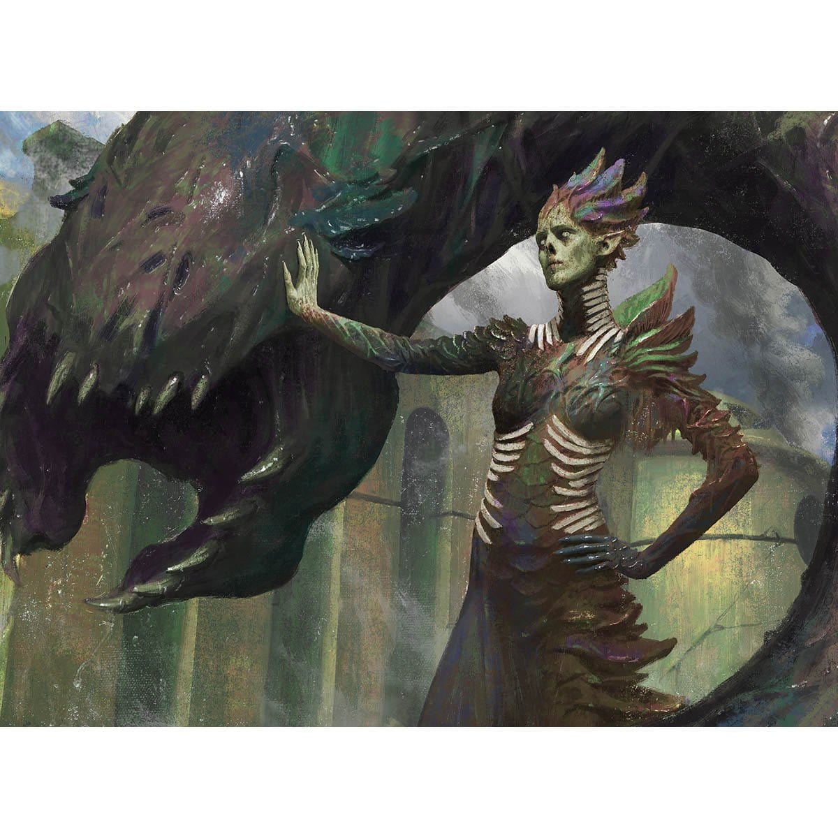 Storrev, Devkarin Lich Print - Original Magic Art