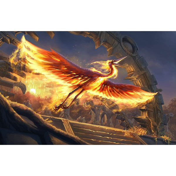 Sunstreak Phoenix Print - Original Magic Art