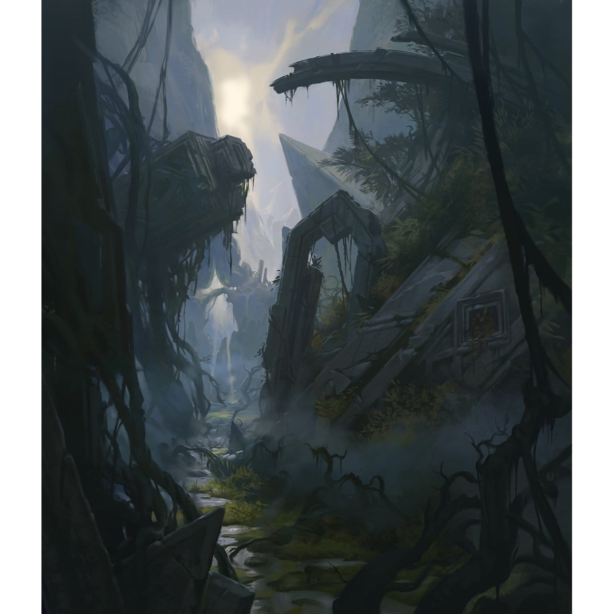Magic The Gathering Swamp Art