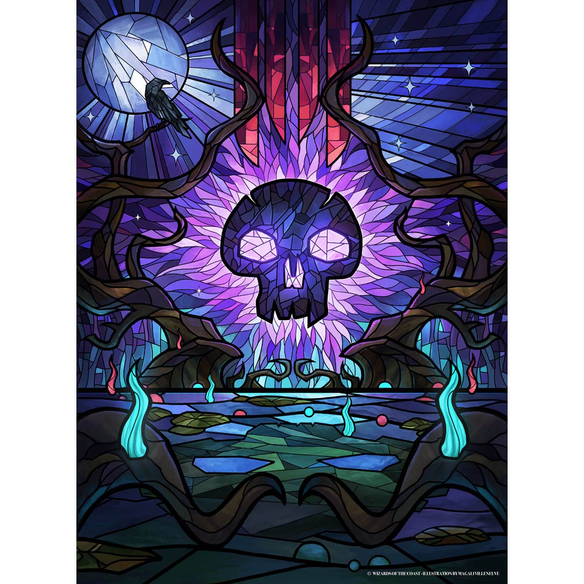 Magic The Gathering Swamp Art