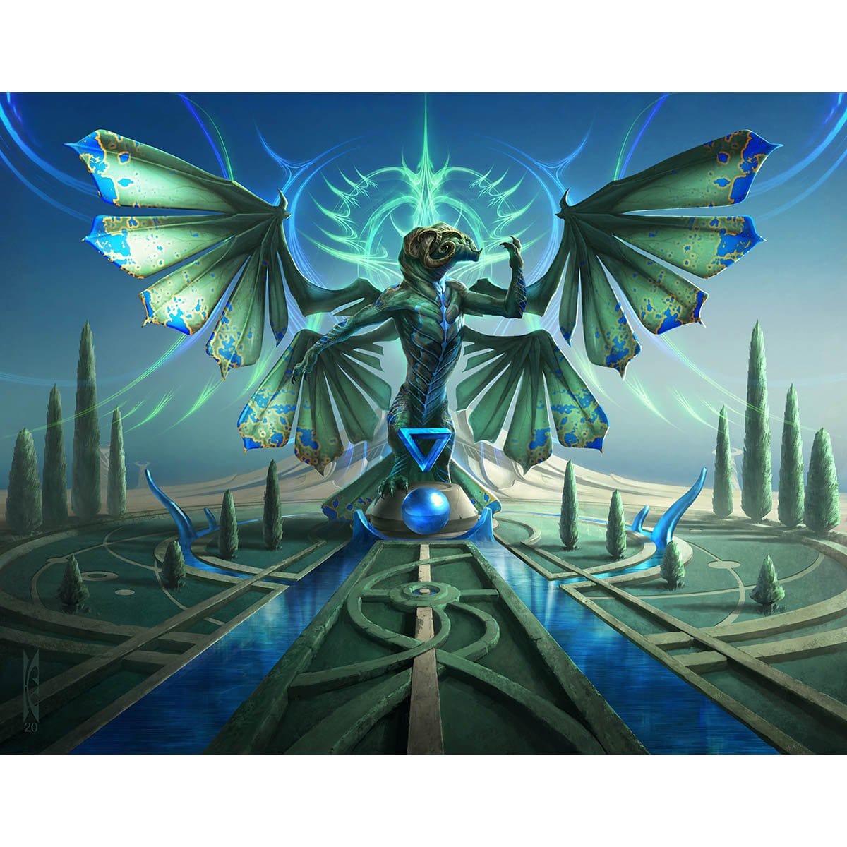 Tanazir Quandrix Print - Original Magic Art