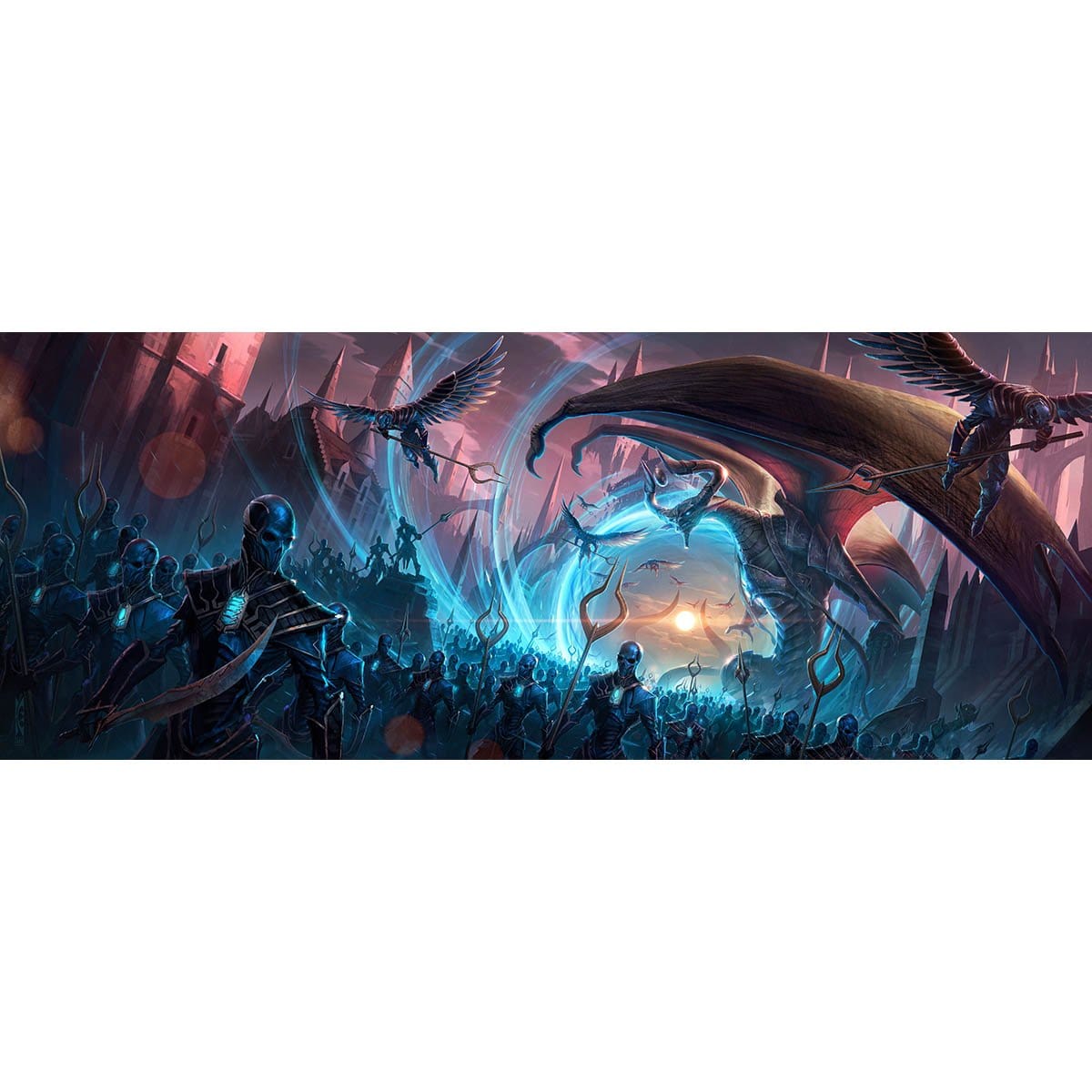 War of the Spark Book Cover Print - Original Magic Art