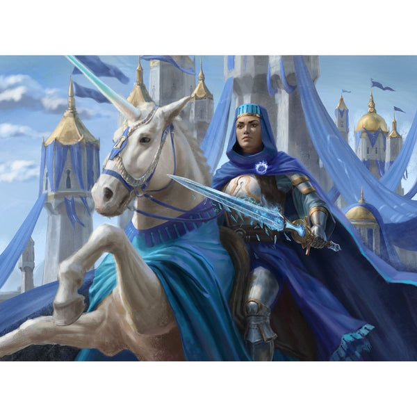Mila Pesic Tagged "Human Knight" - Original Magic Art