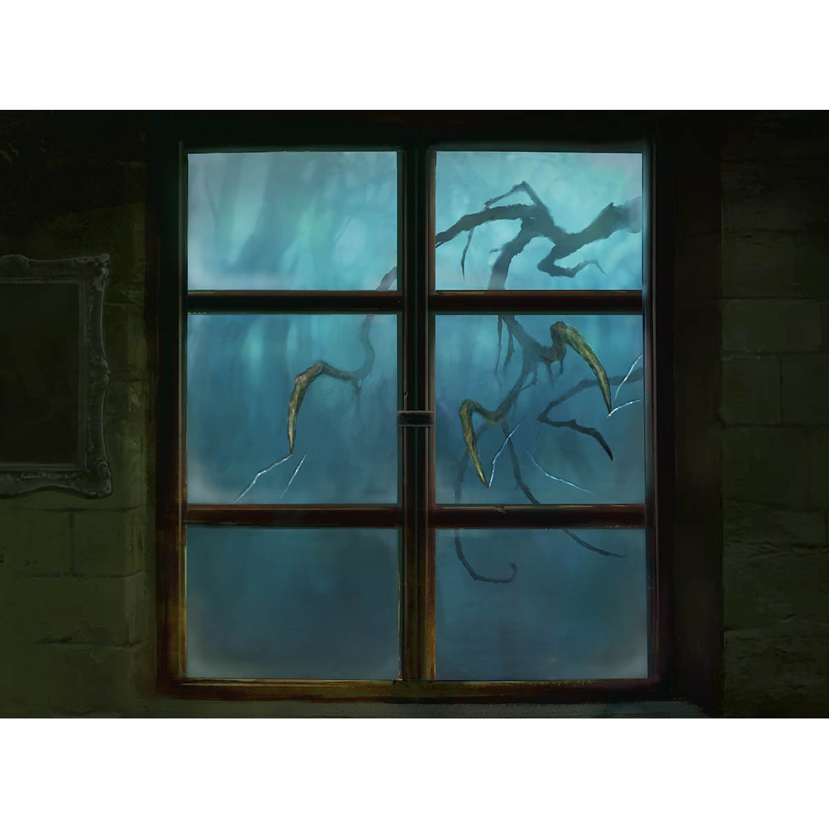 Tapping at the Window Print - Original Magic Art