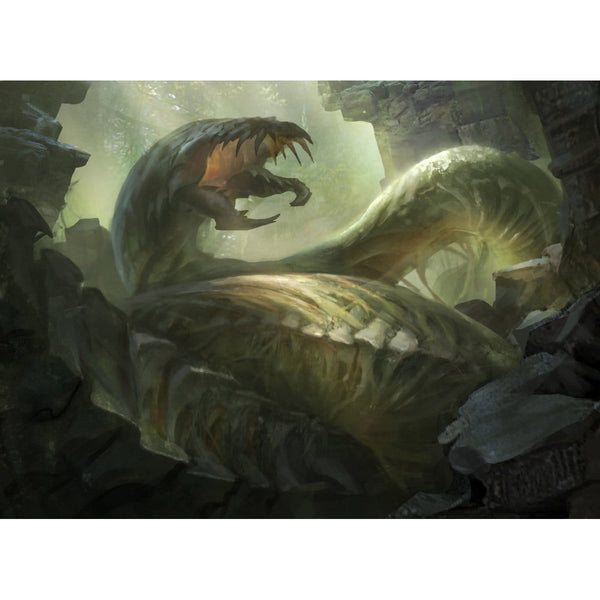 Terrus Wurm Print - Original Magic Art