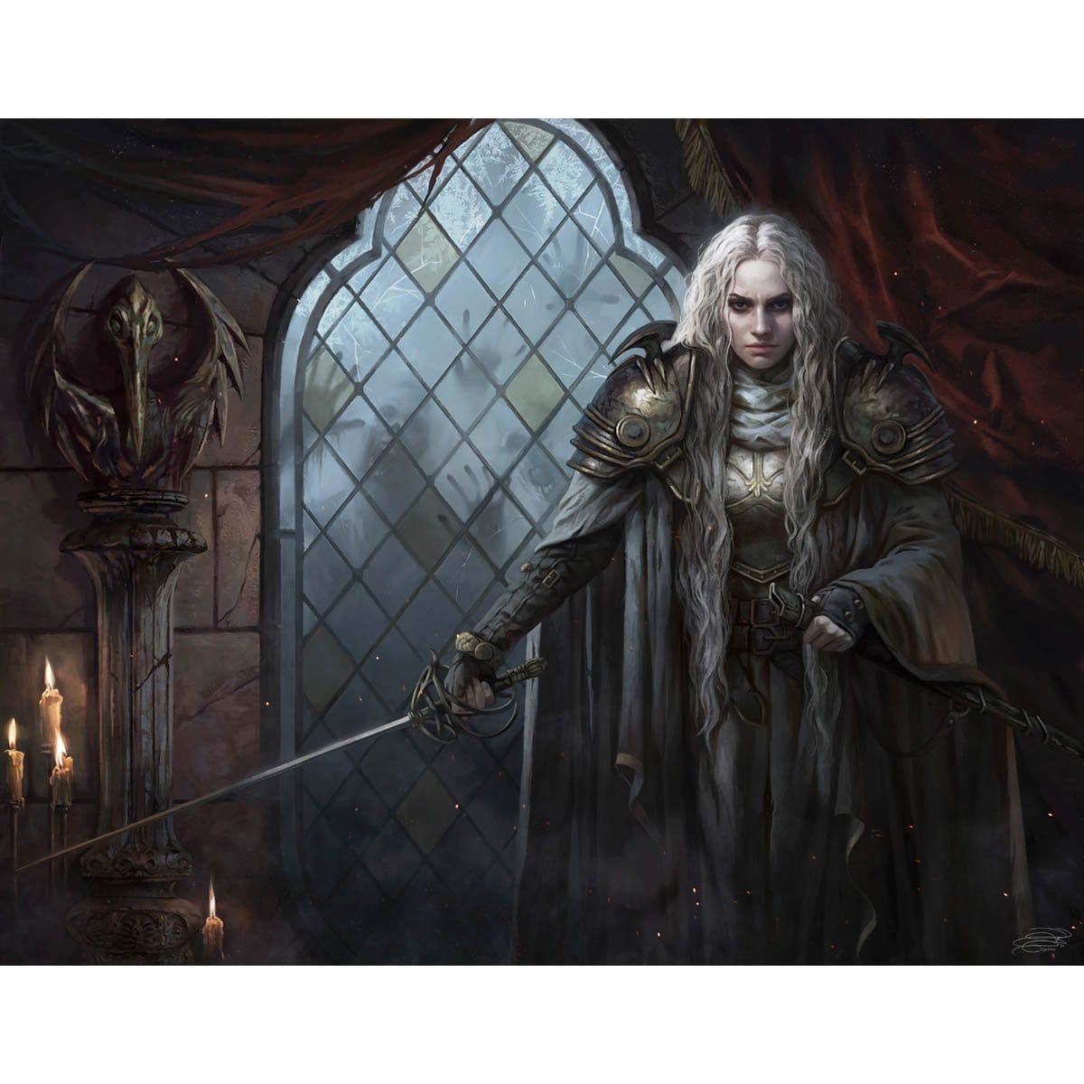 Thalia, Guardian of Thraben Print - Original Magic Art