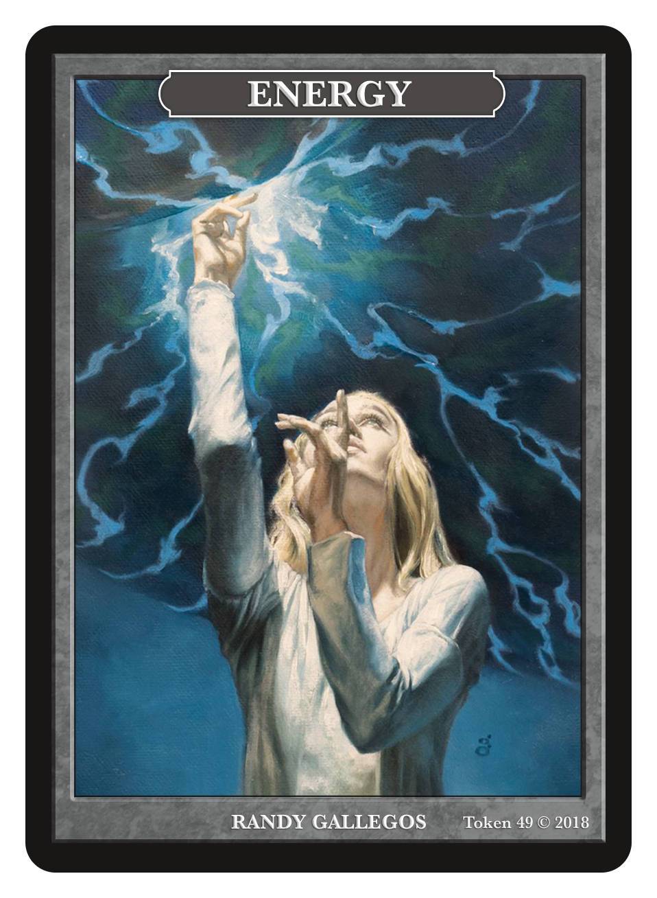 Energy Token by Randy Gallegos - Original Magic Art