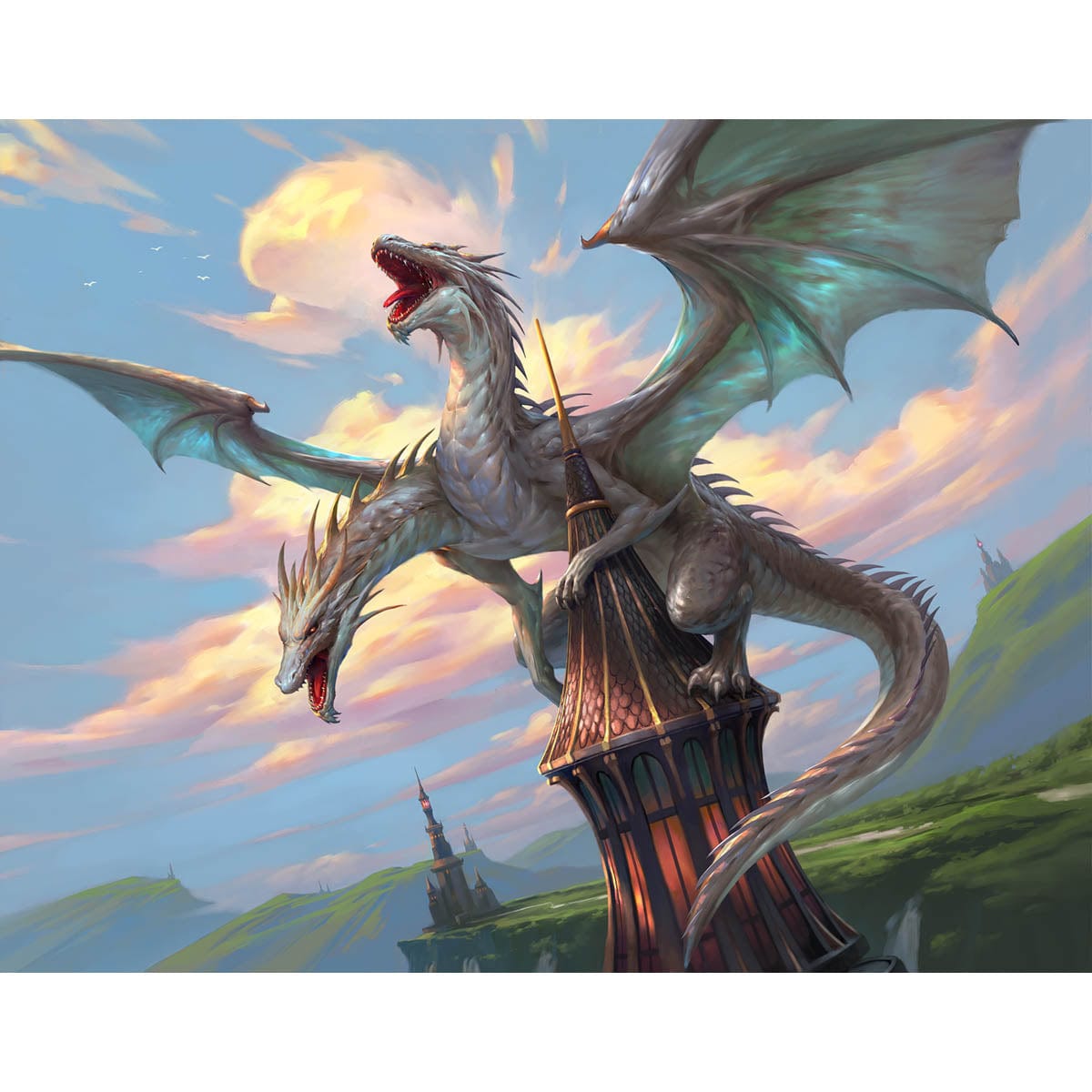 Two Headed Dragon Cartoon