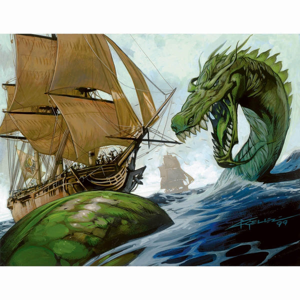 Invasion Tagged "Christopher Moeller" - Original Magic Art