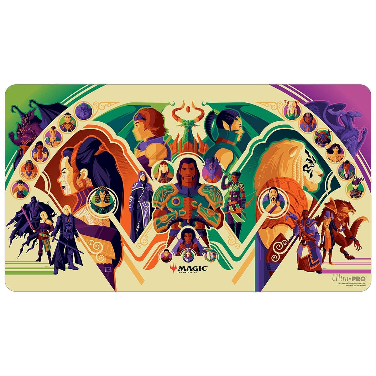 War of the Spark Planeswalker Playmat - Original Magic Art