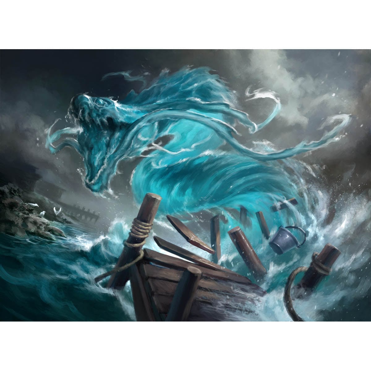 Brent Hollowell Tagged "Elemental Weird" - Original Magic Art