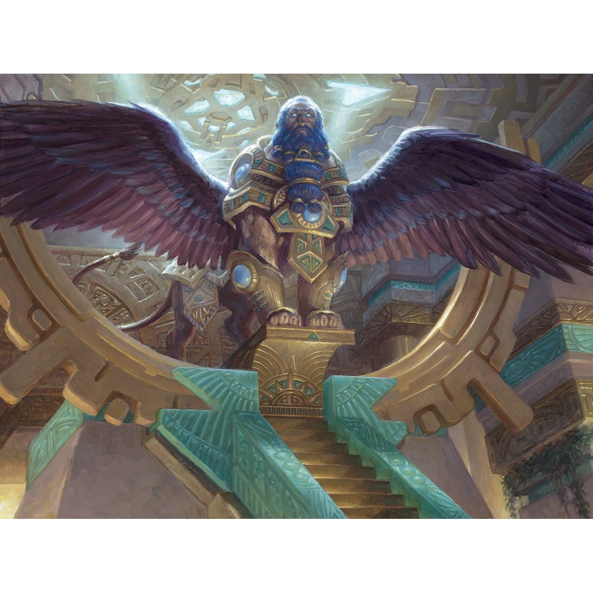 Azor, the Lawbringer Print - Original Magic Art